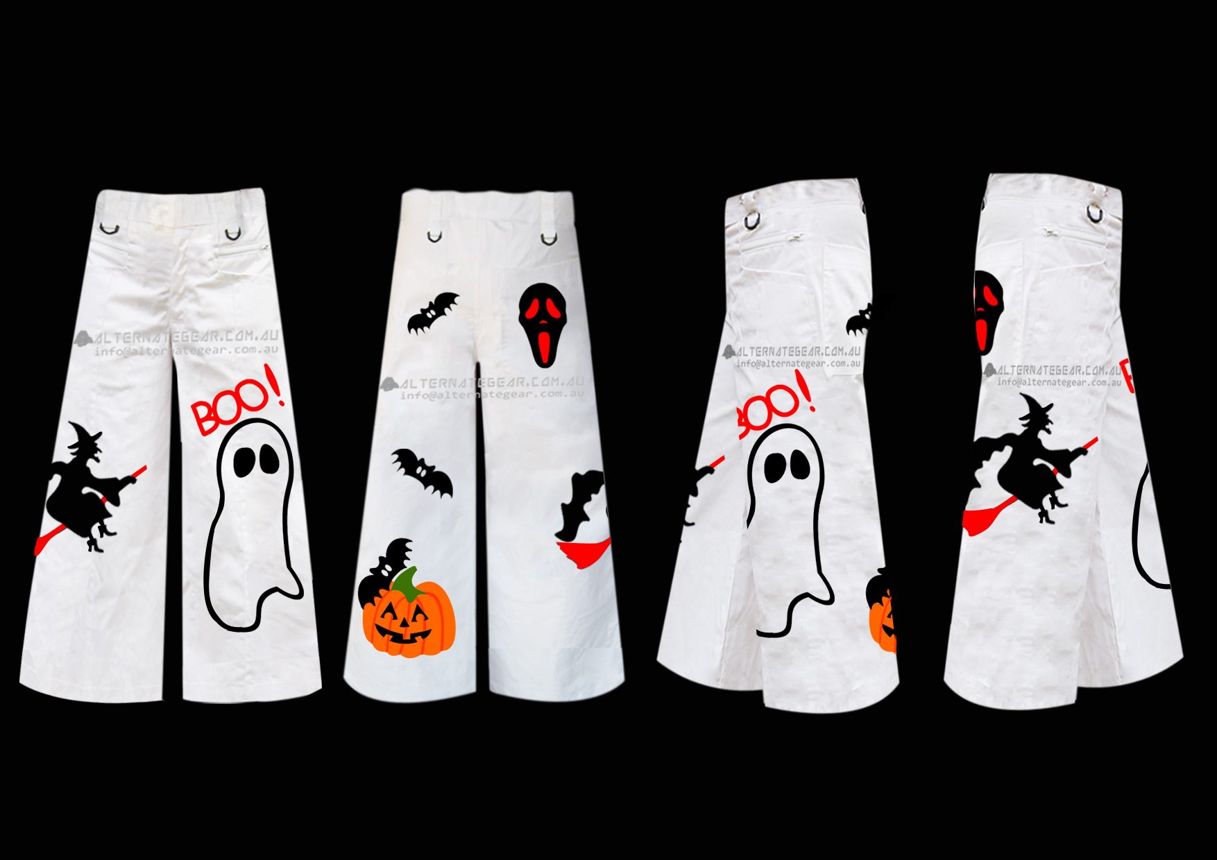 Phat pants halloween white - Alternategear
